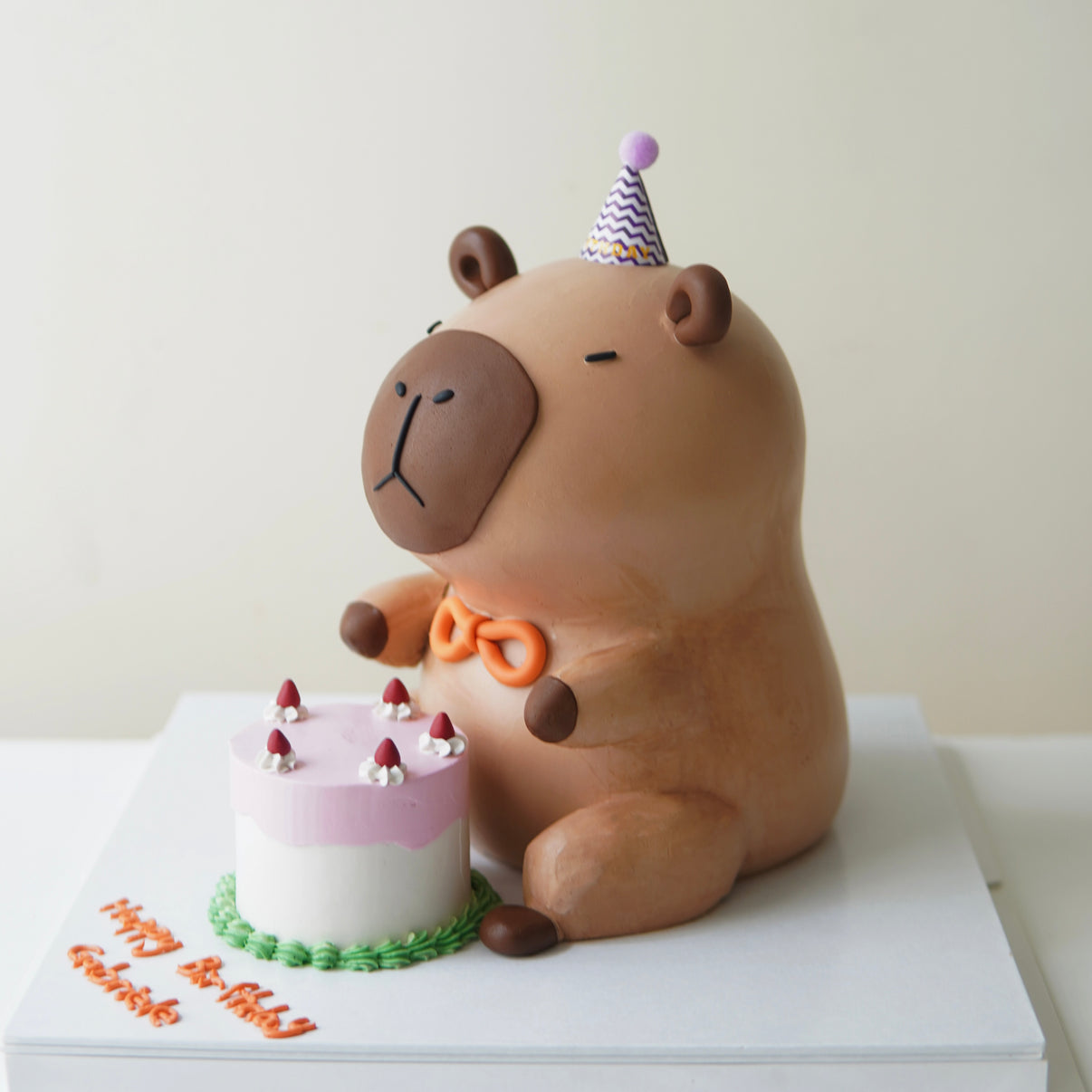 Capybara Birthday Customise Cake – Joyous Bake
